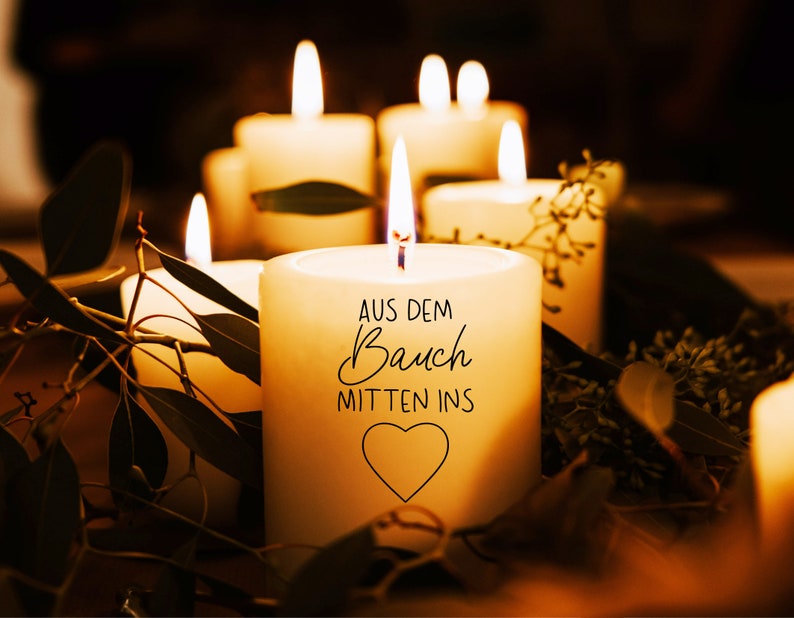 Plotterdatei aus dem Bauch mitten ins Herz SVG DXF PNG - Etsy.de