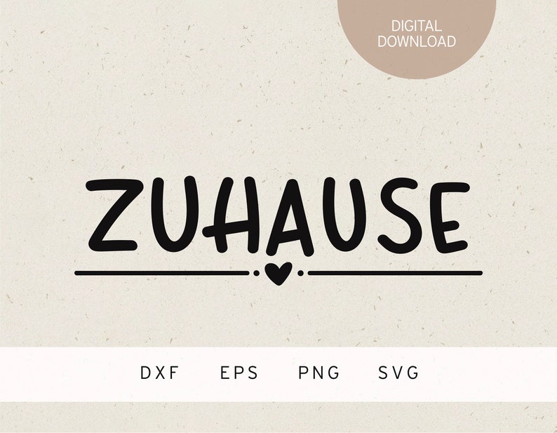Plotter File | Zuhause | SVG | DXF | PNG | Eps | Wall Decoration | Home ...