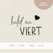 Plotter File | Bald Zu Viert | SVG | DXF | PNG | Eps | Pregnancy ...