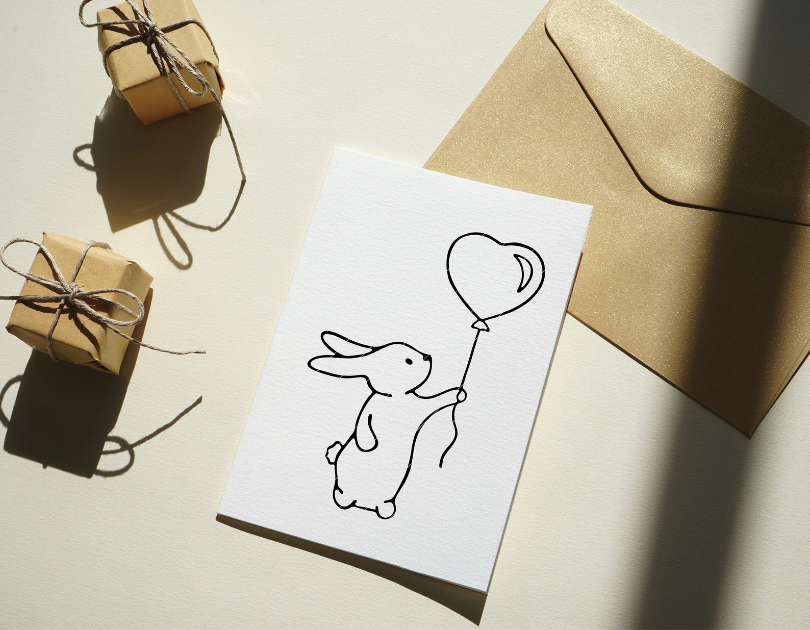Plotterdatei | Hase mit Herzballon | SVG | DXF | PNG | Eps | Geburtstag ...