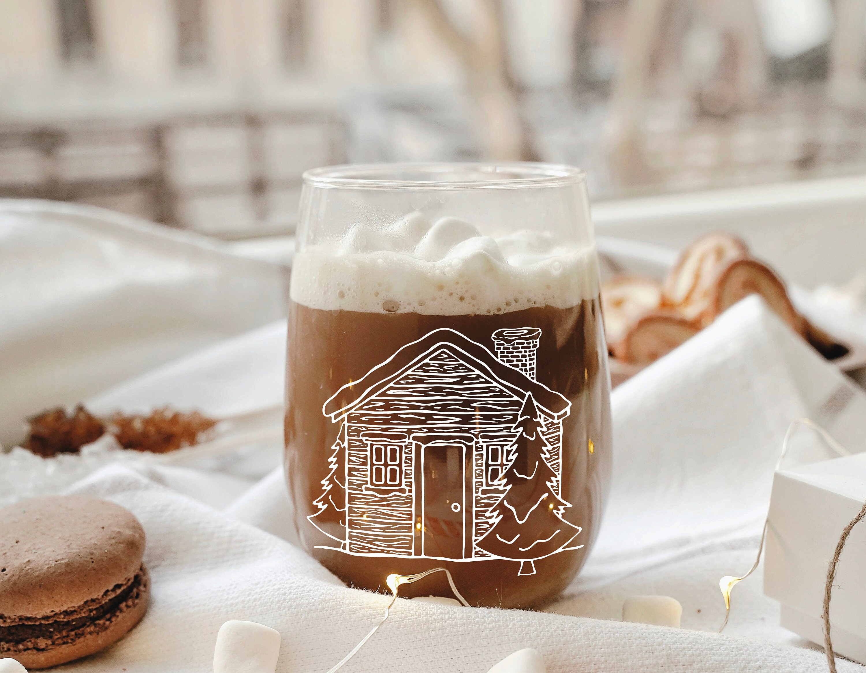 Plotter File Forest House Fir Trees SVG DXF PNG Ai - Etsy