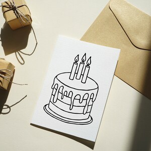 Plotter File | Birthday Cake | SVG | DXF | PNG | Eps | Clipart | Happy ...