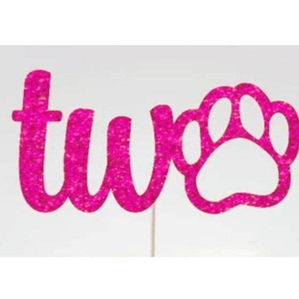 Paw Print Happy Birthday Card - Etsy