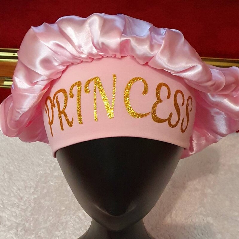 Custom Print Silk Bonnet - Etsy UK