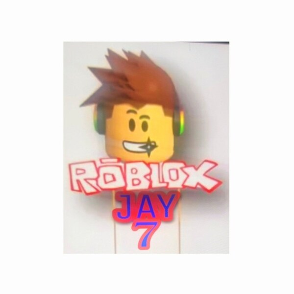 Roblox Face Cake Topper - Etsy
