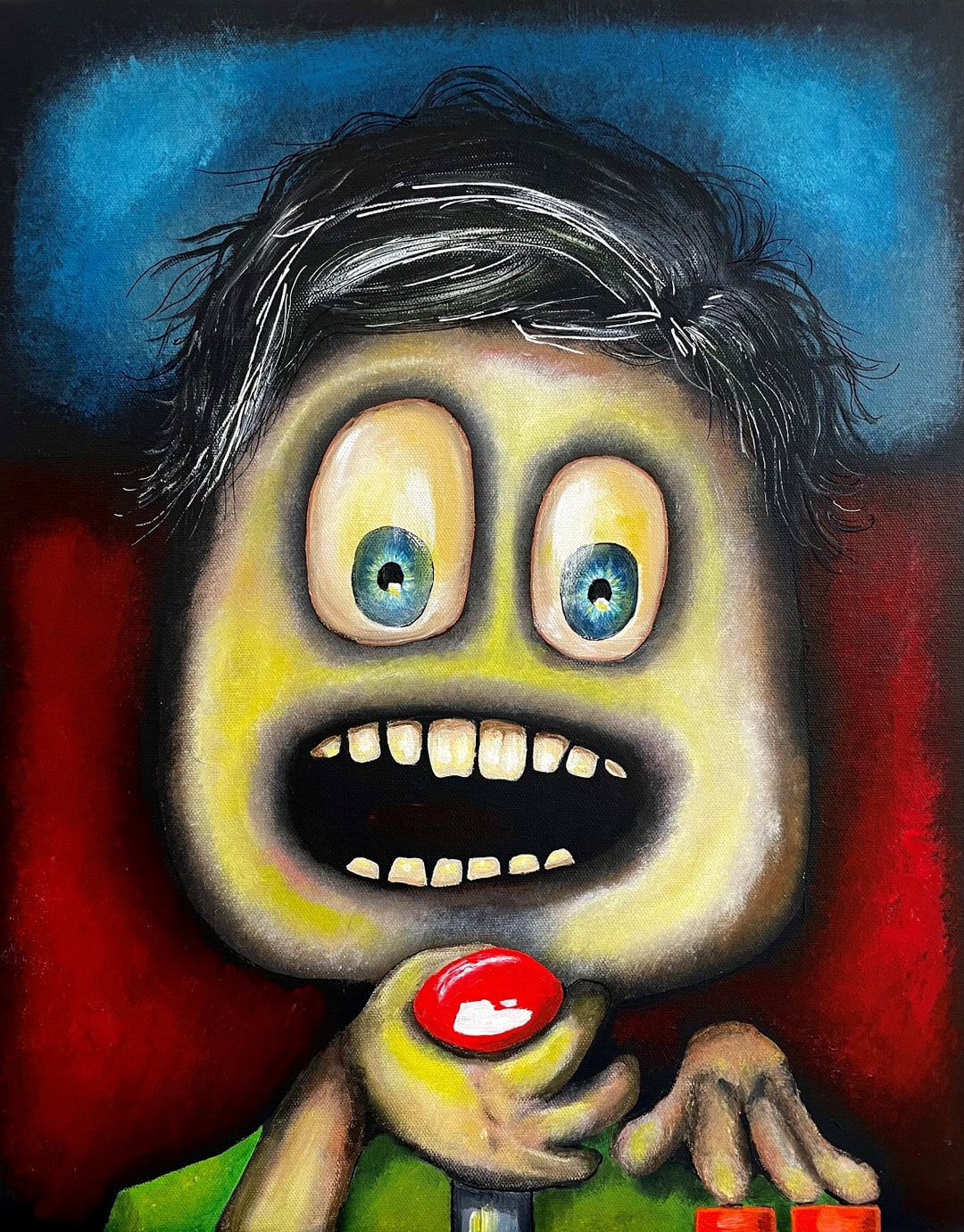 Gamer. Arcade Gamer. Retro Art. Pac-man. Donkey Kong. Space Invaders ...