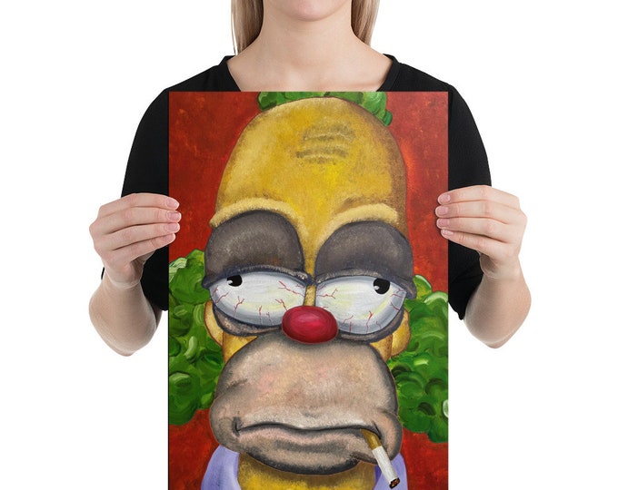 Krusty Burger Sign Digital Download 11x14 JPEG, Krusty Burger Logo, the ...