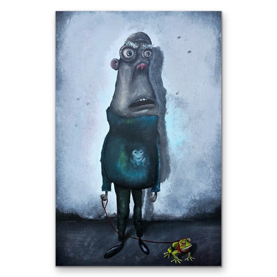 Meet Colin, the Worst Graffiti Artist Ever. Walking He's Pet Frog ...