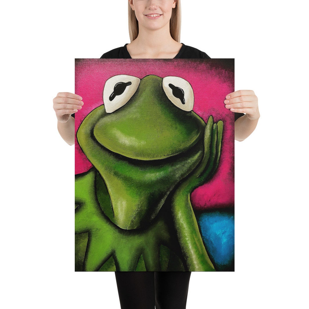 Kermit the Frog print. Muppet. the Puppet Show. - Etsy