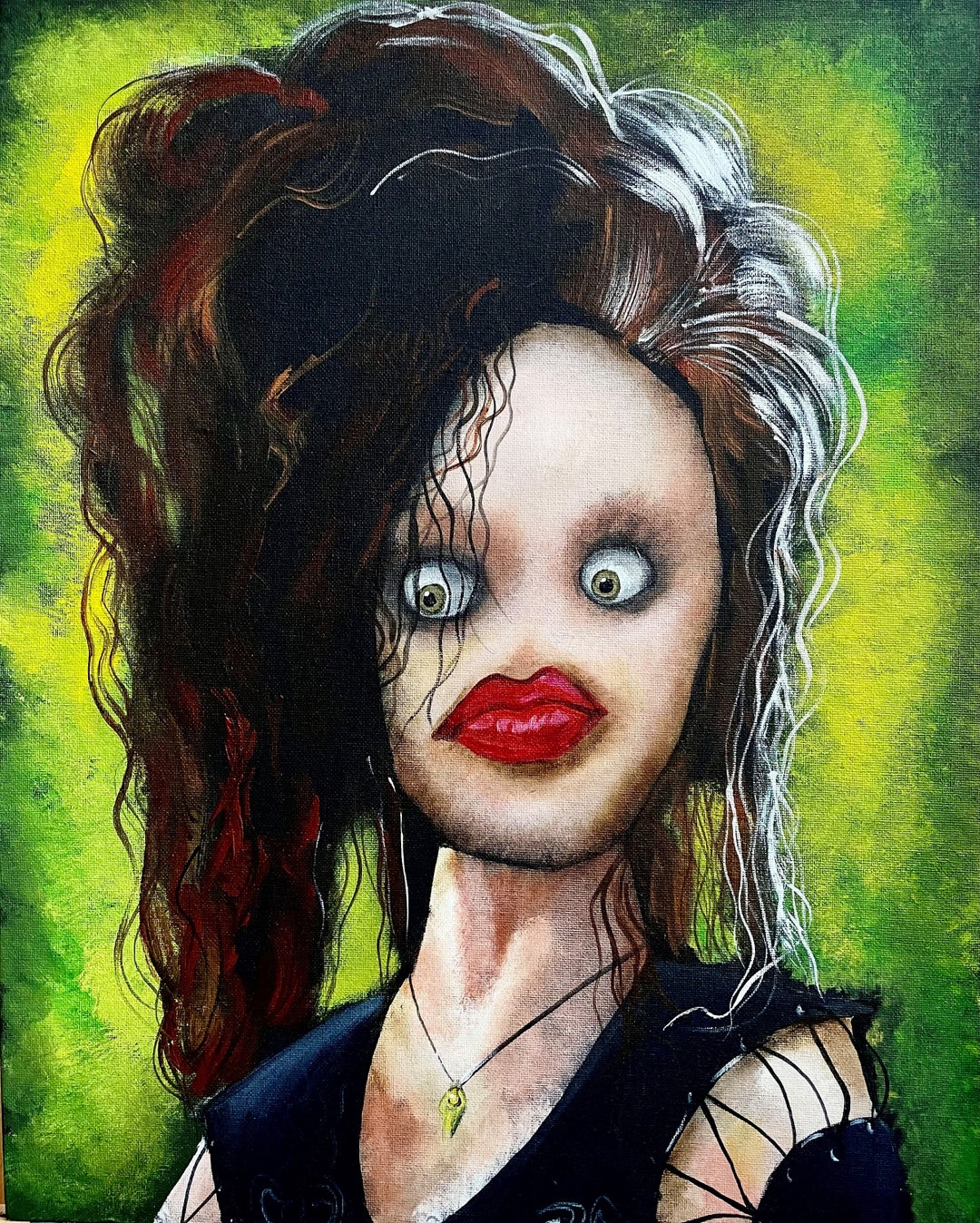 Belatrix Lestrange Portrait. Harry Potter. Gothic Style. - Etsy