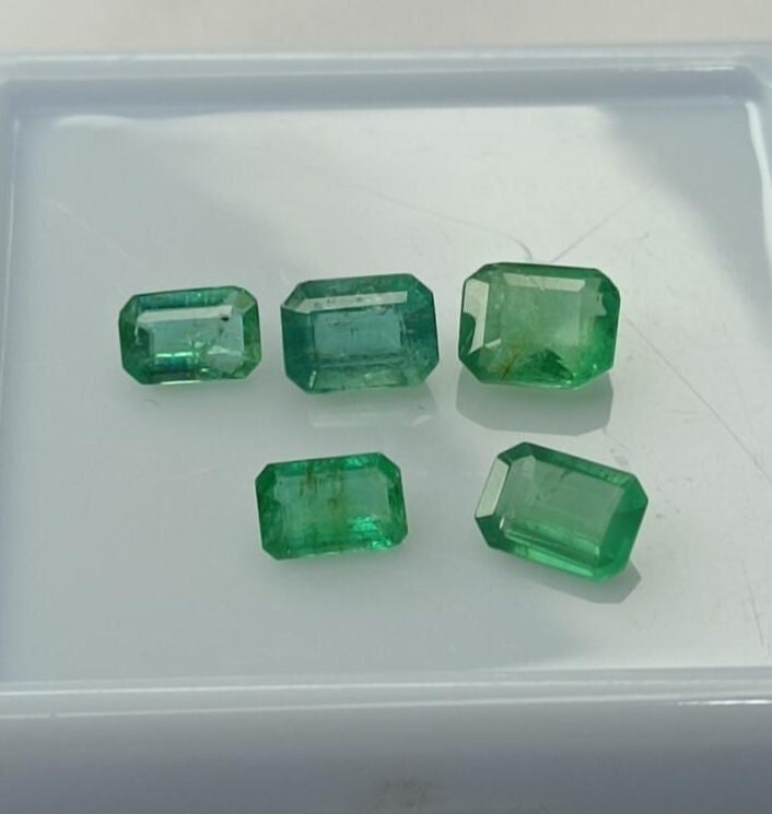 Faceted Natural Emerald Octagon Loose Stone, Natural Emerald Octagon ...