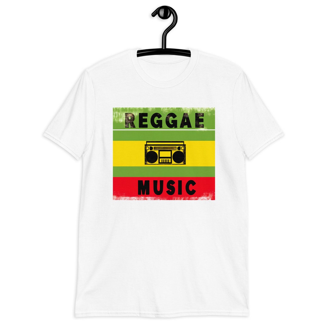 Reggae Music T Shirt, Rasta Colors Unisex T-shirt - Etsy