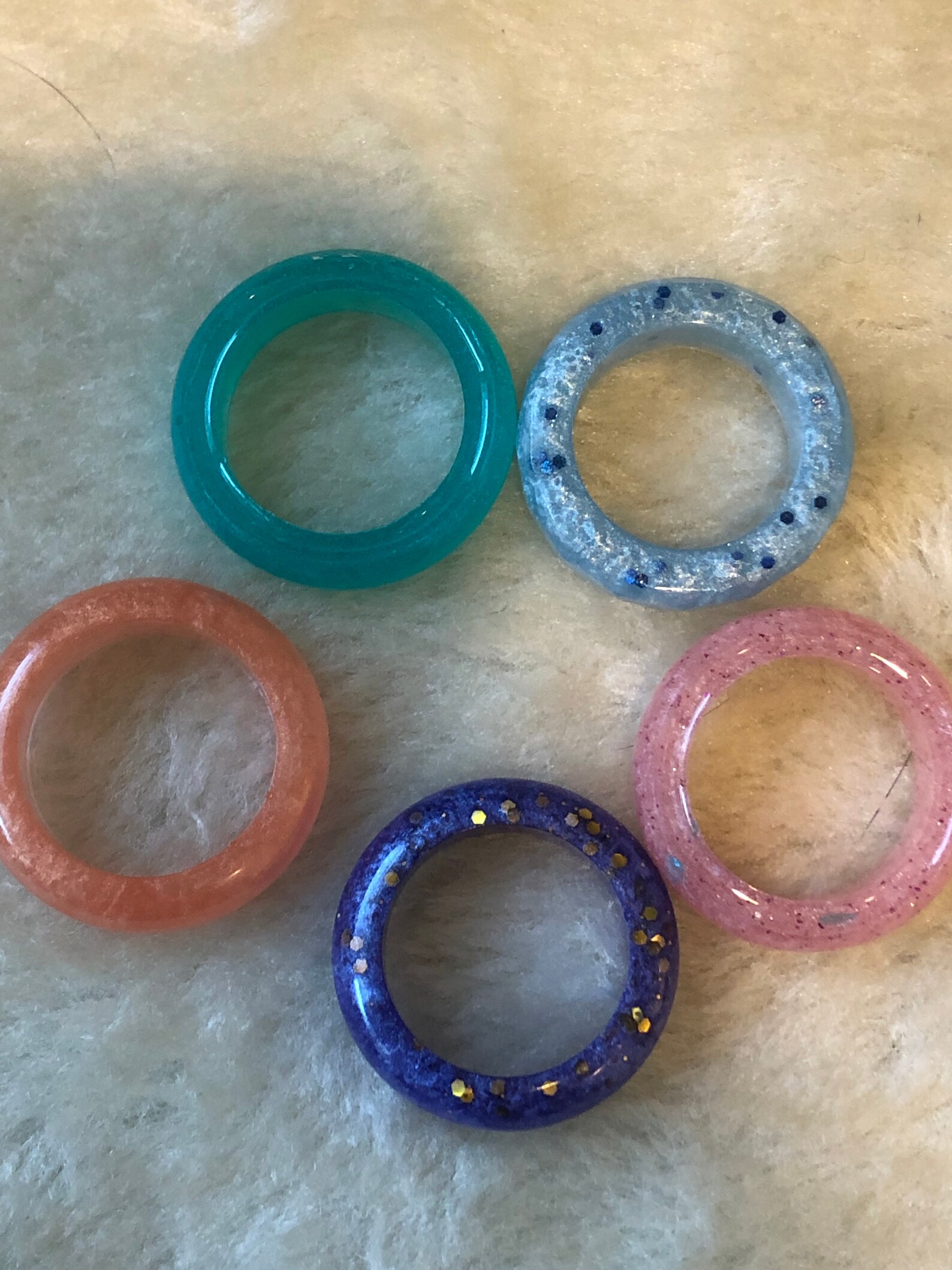 Colorfull 5 Pack Bubble Rings (read the Discription) - Etsy