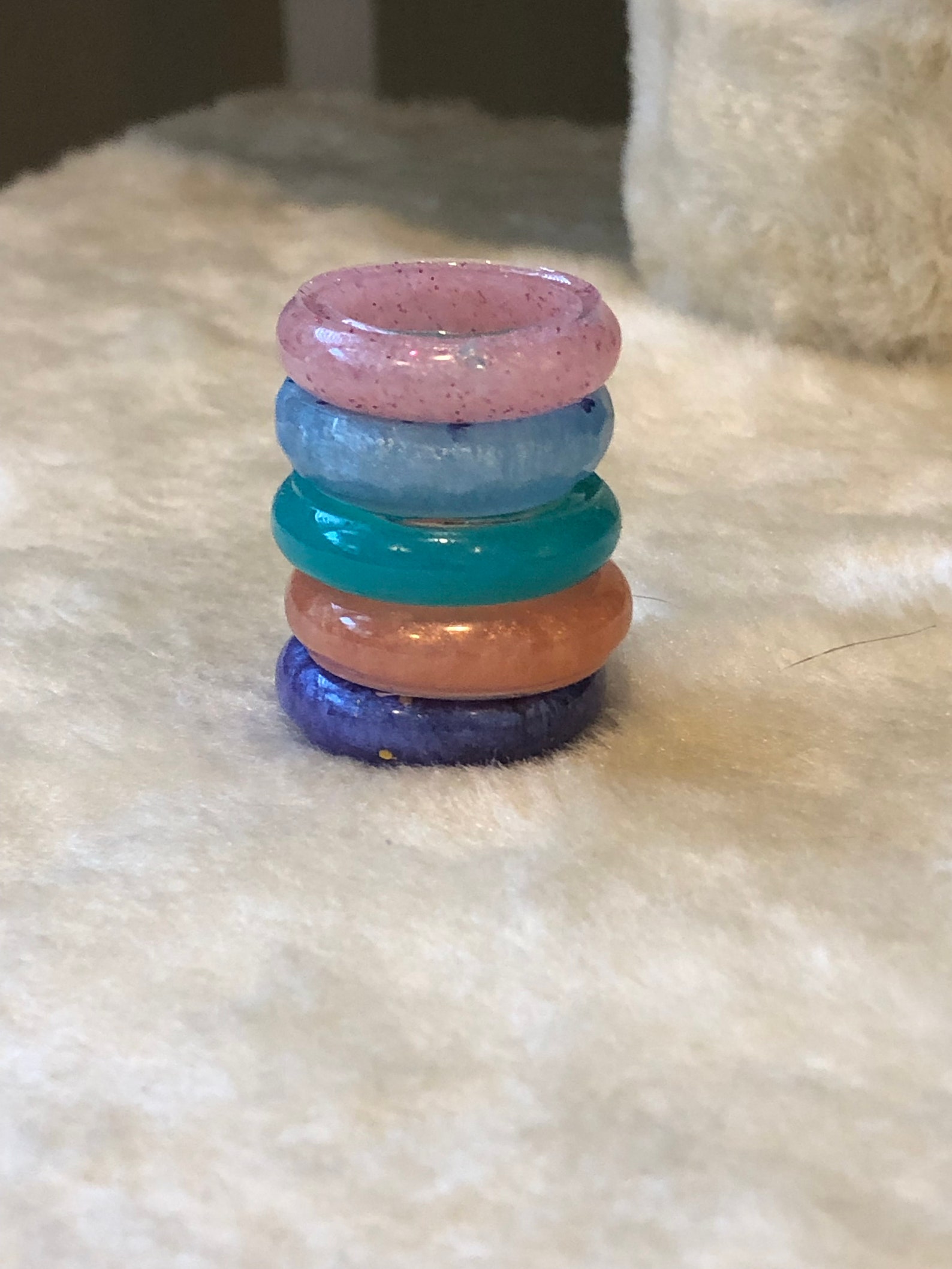 Colorfull 5 Pack Bubble Rings (read the Discription) - Etsy