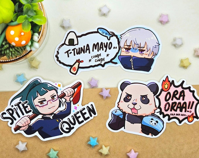 JJK Stickers 2nd Years Version. Die Cut Sticker - Etsy