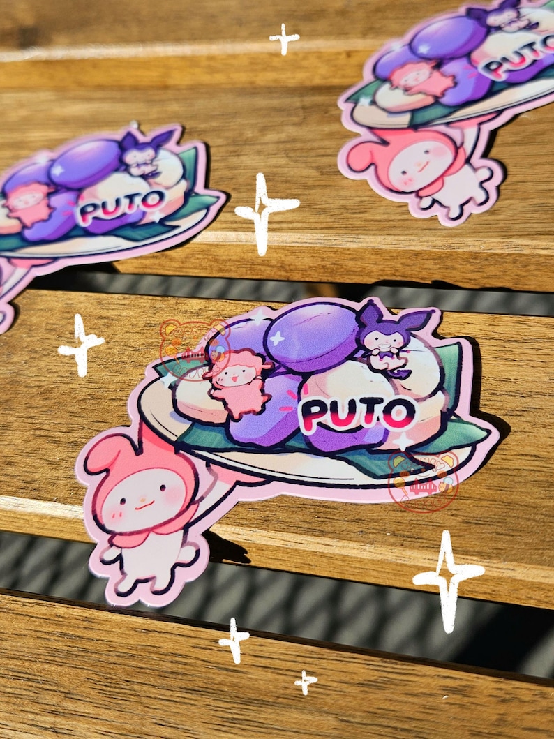 Filipino Desserts X Kawaii Characters - Version 1 // 4 STYLES - Etsy
