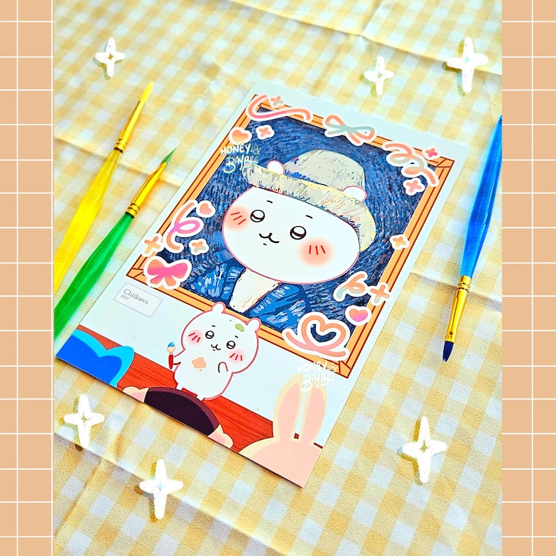 Chii and Friends' Art Gallery - Small Print - Etsy