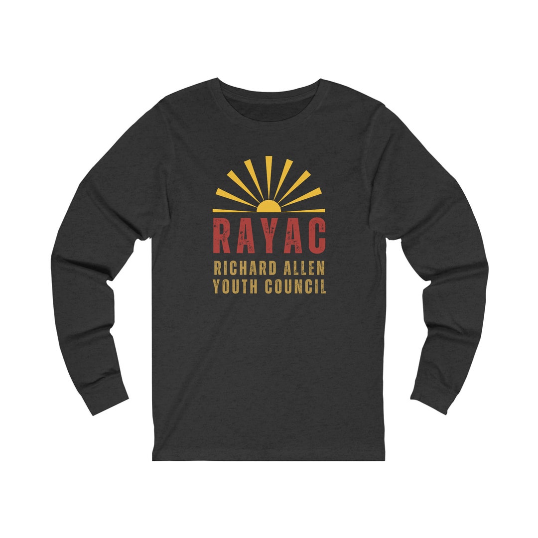 RAYAC Richard Allen Youth Council Long Sleeve T-shirt - Etsy