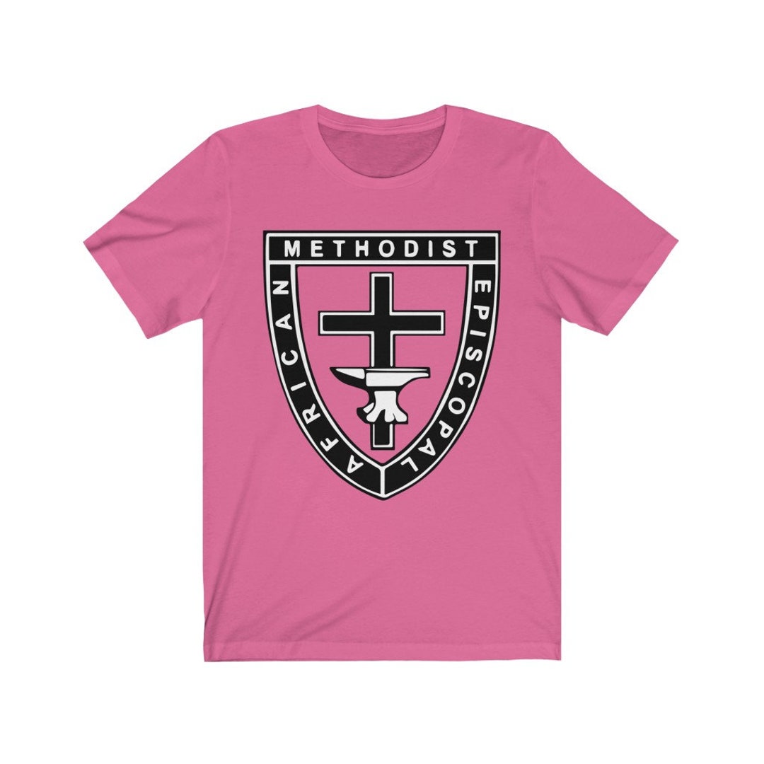 African Methodist Episcopal Black and White Crest and Motto on Back ...