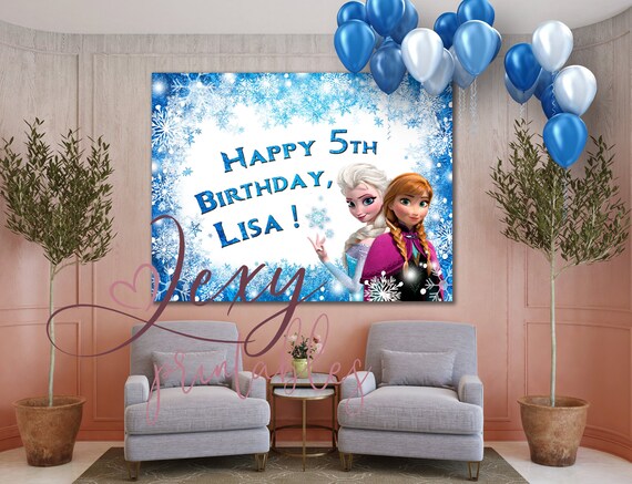 Digital Download Frozen Printable Frozen Banner - Etsy