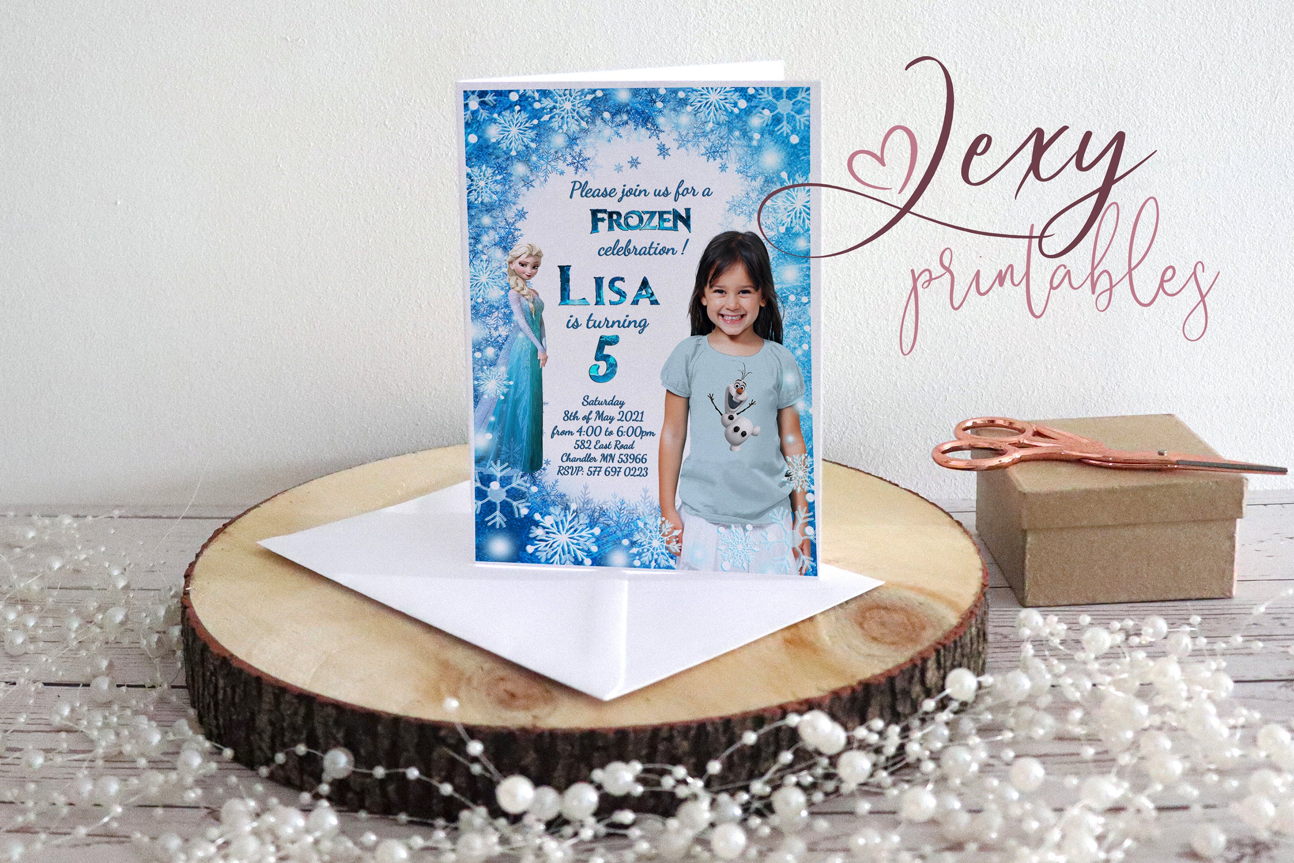Frozen - Printable Frozen Birthday Party Invitation - Etsy