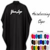 Custom Salon Capes With Embroidery, Hairstylist Cape, Personalized Logo ...