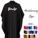Custom Salon Capes With Embroidery, Hairstylist Cape, Personalized Logo ...