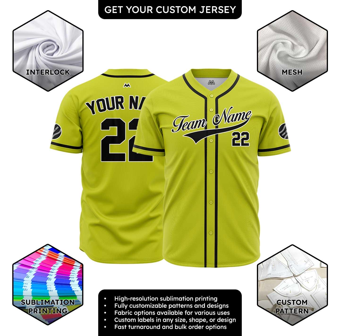 Personalized Team Name & Number Baseball Jersey- Family Matching ...