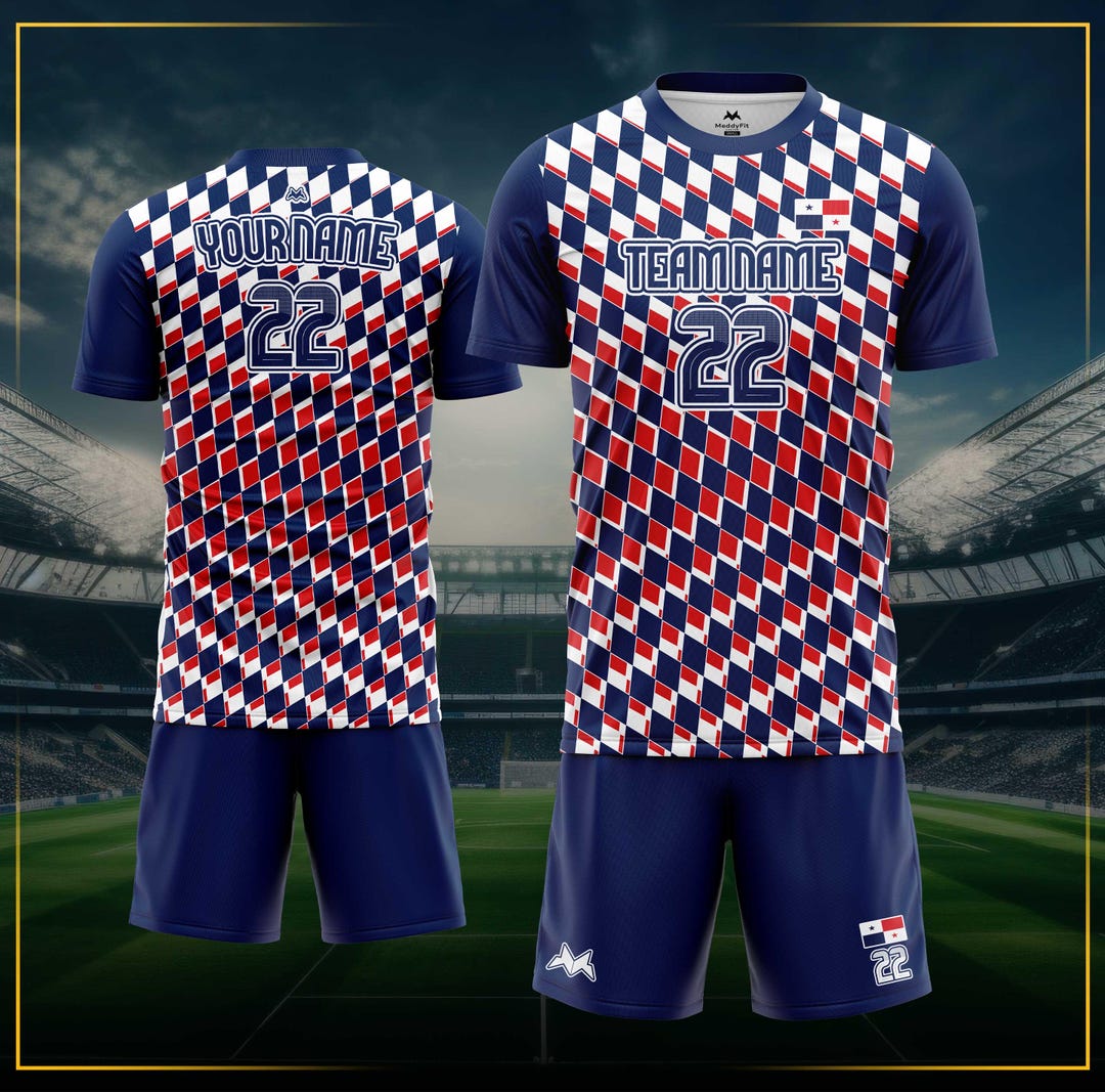 Panama Soccer Jersey & Shorts Kit: National Team Futbol Uniform - Etsy