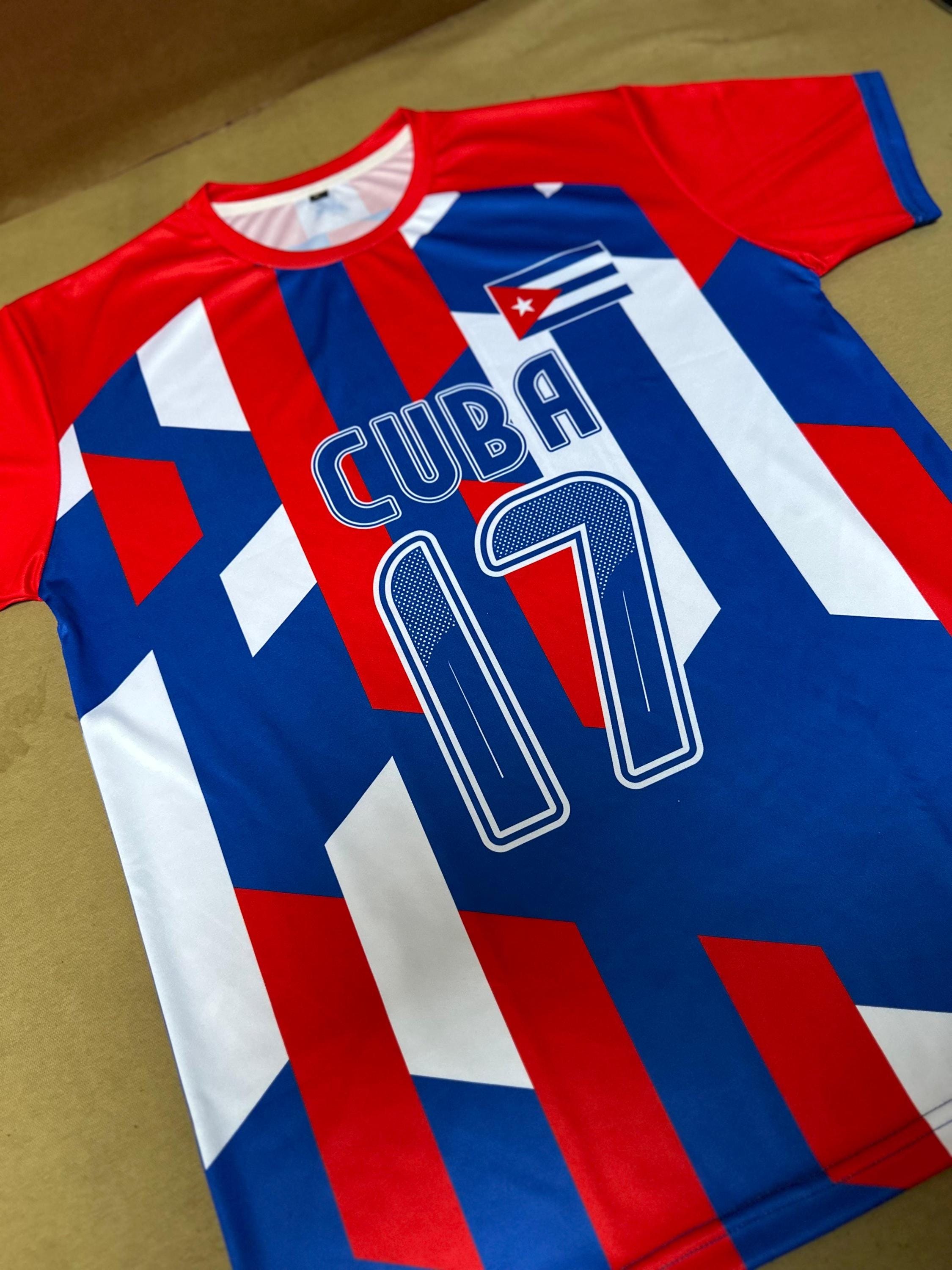 Personalized Cuba Soccer Uniform Set: Custom Football Jersey for Teams ...