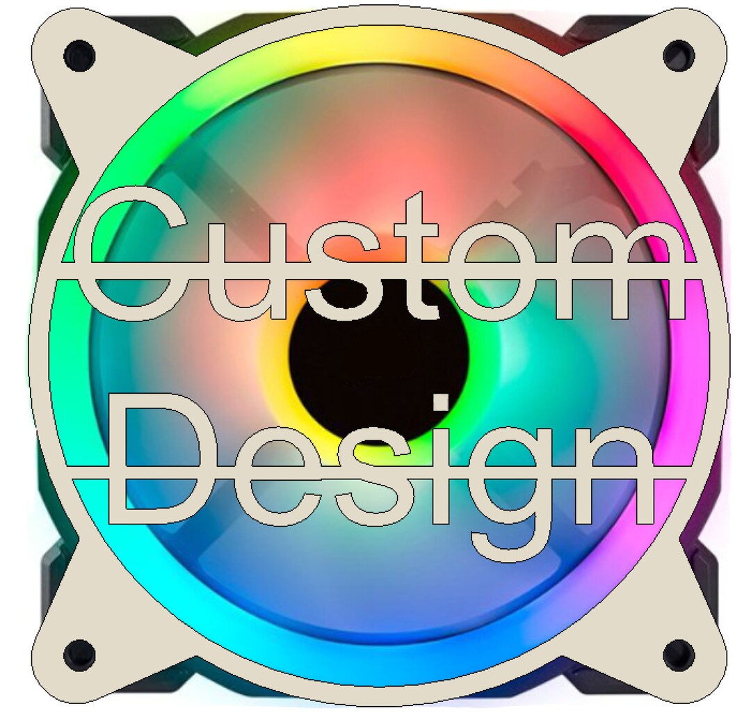 Custom 120mm PC Fan Covers - Etsy