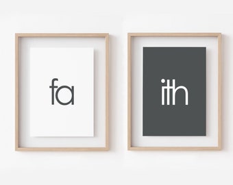 Catholic Poster Set of 2 - Etsy