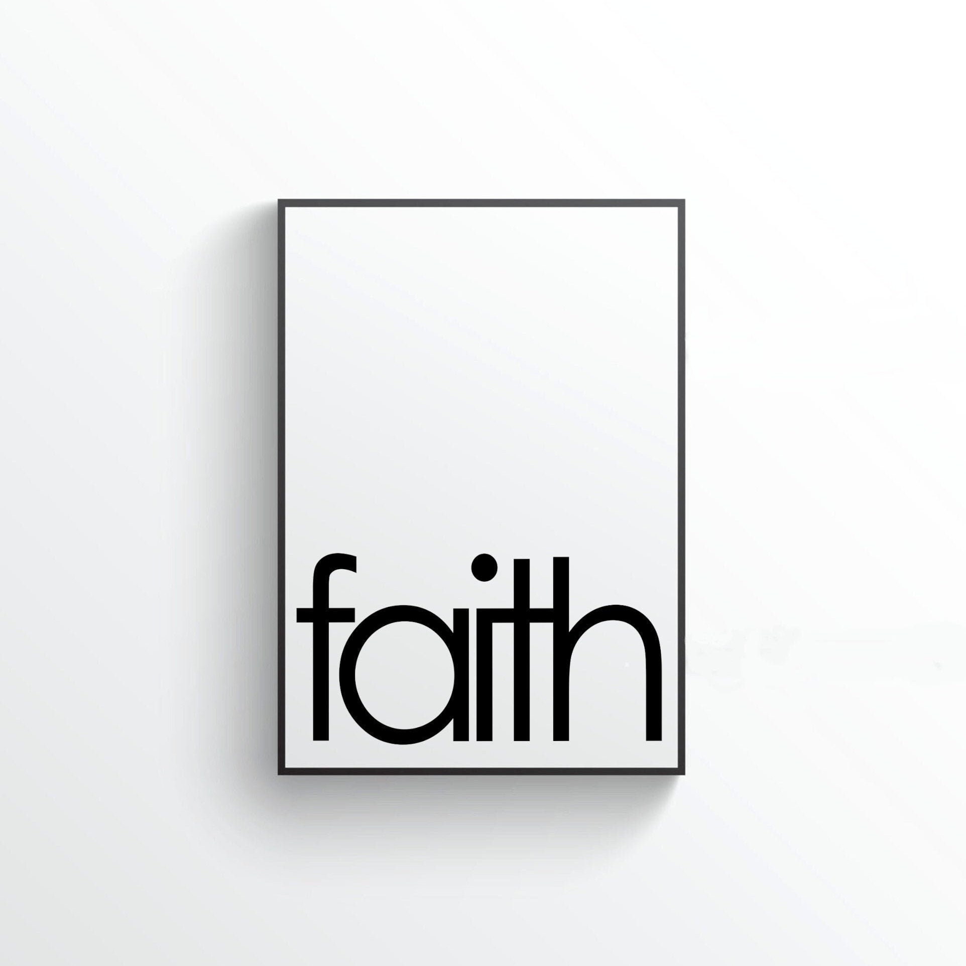 Faith Word Art