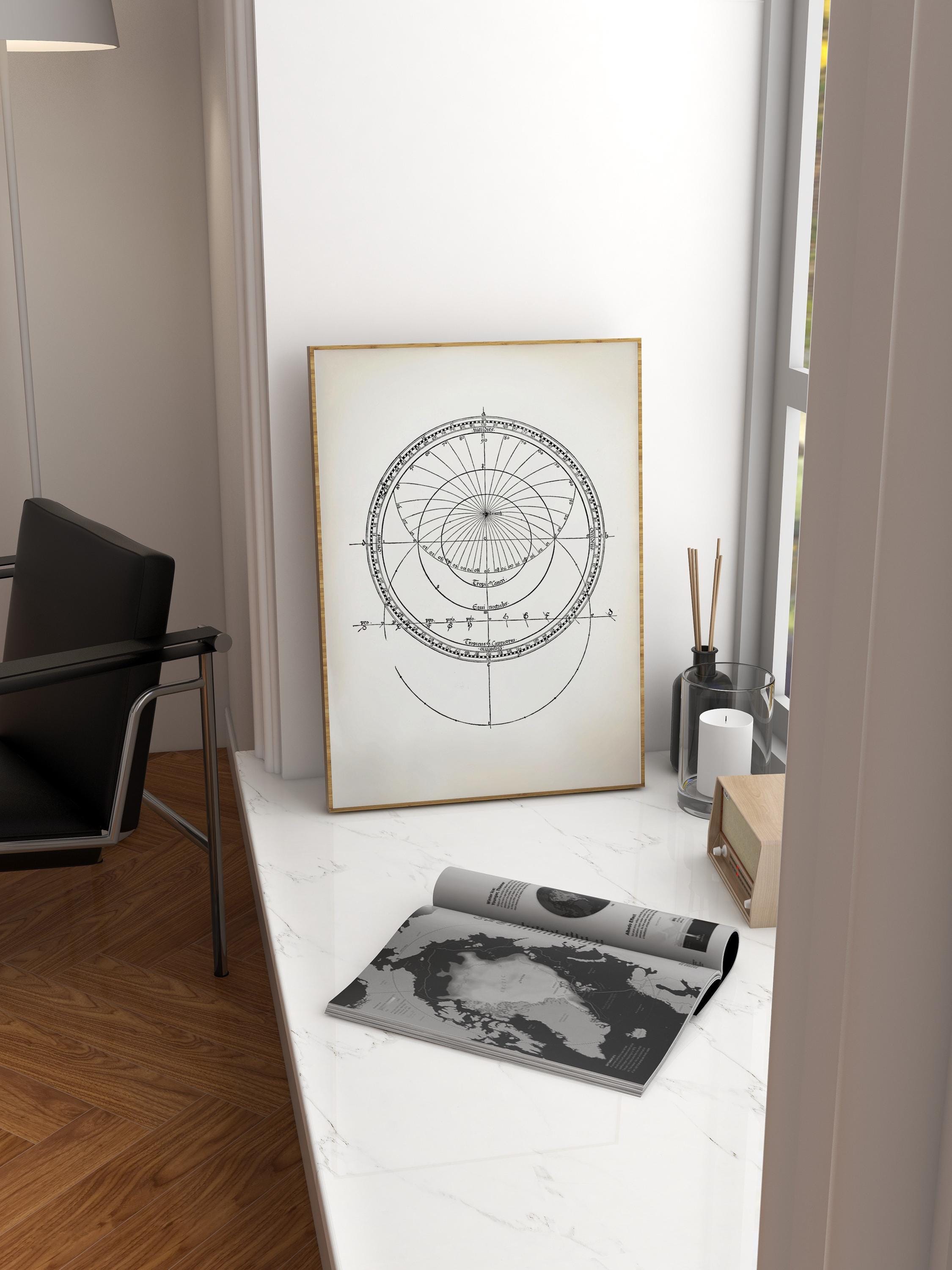 16th Century Star Map Vintage Diagram, INSTANT DOWNLOAD Astronomy Art ...