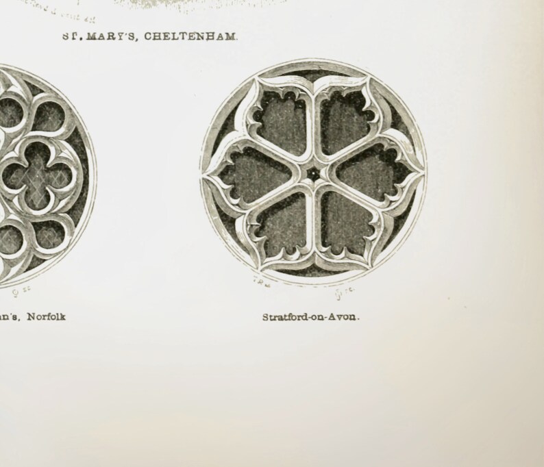 Gothic Rose Window Print: Medieval Cathedral Art (digital Download) - Etsy