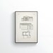 Greek Temple Minerva Architectural Plans Print: Ancient Building Poster ...