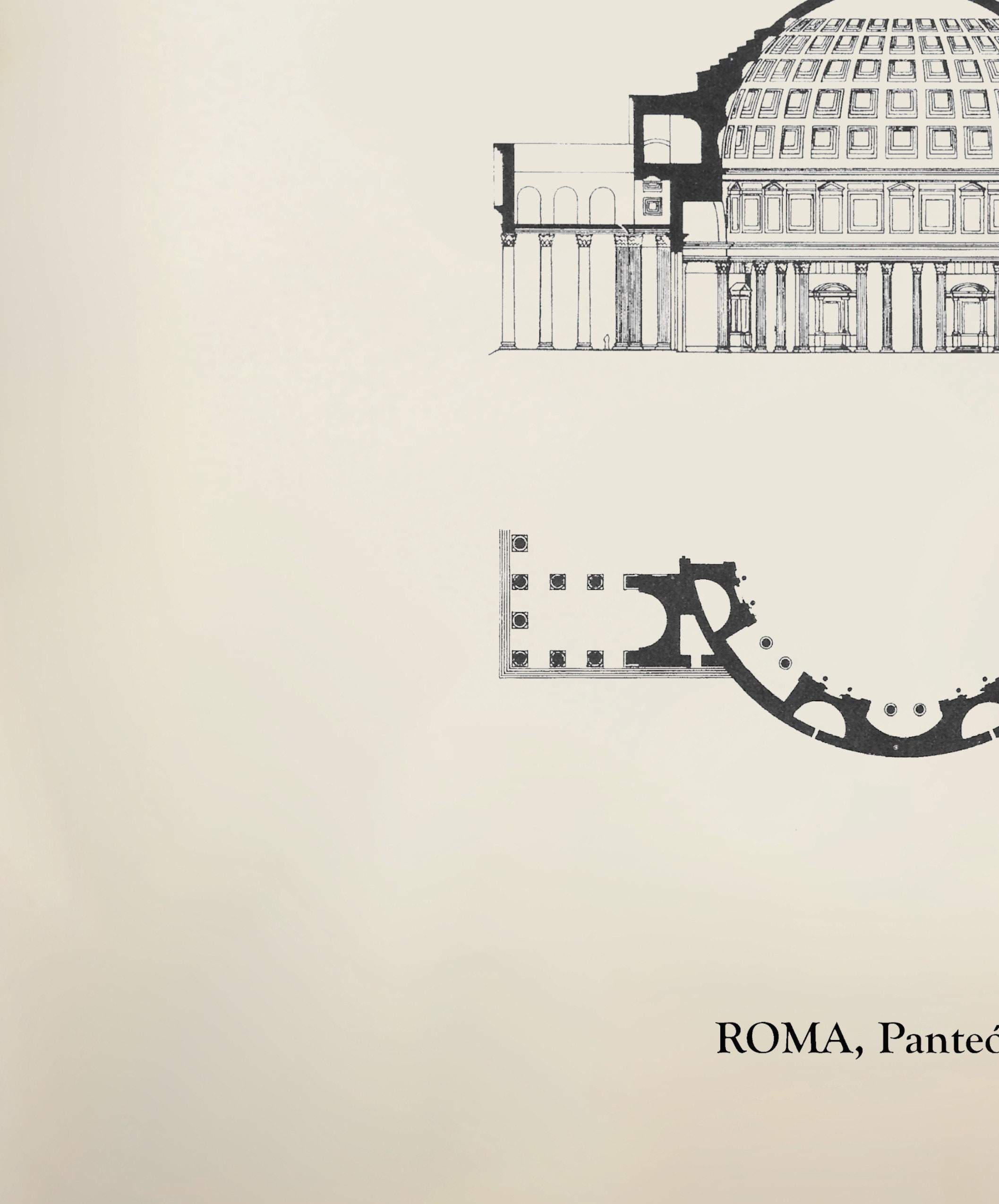 Rome Pantheon Art Print, INSTANT DOWNLOAD, Classical Italy Architecture ...