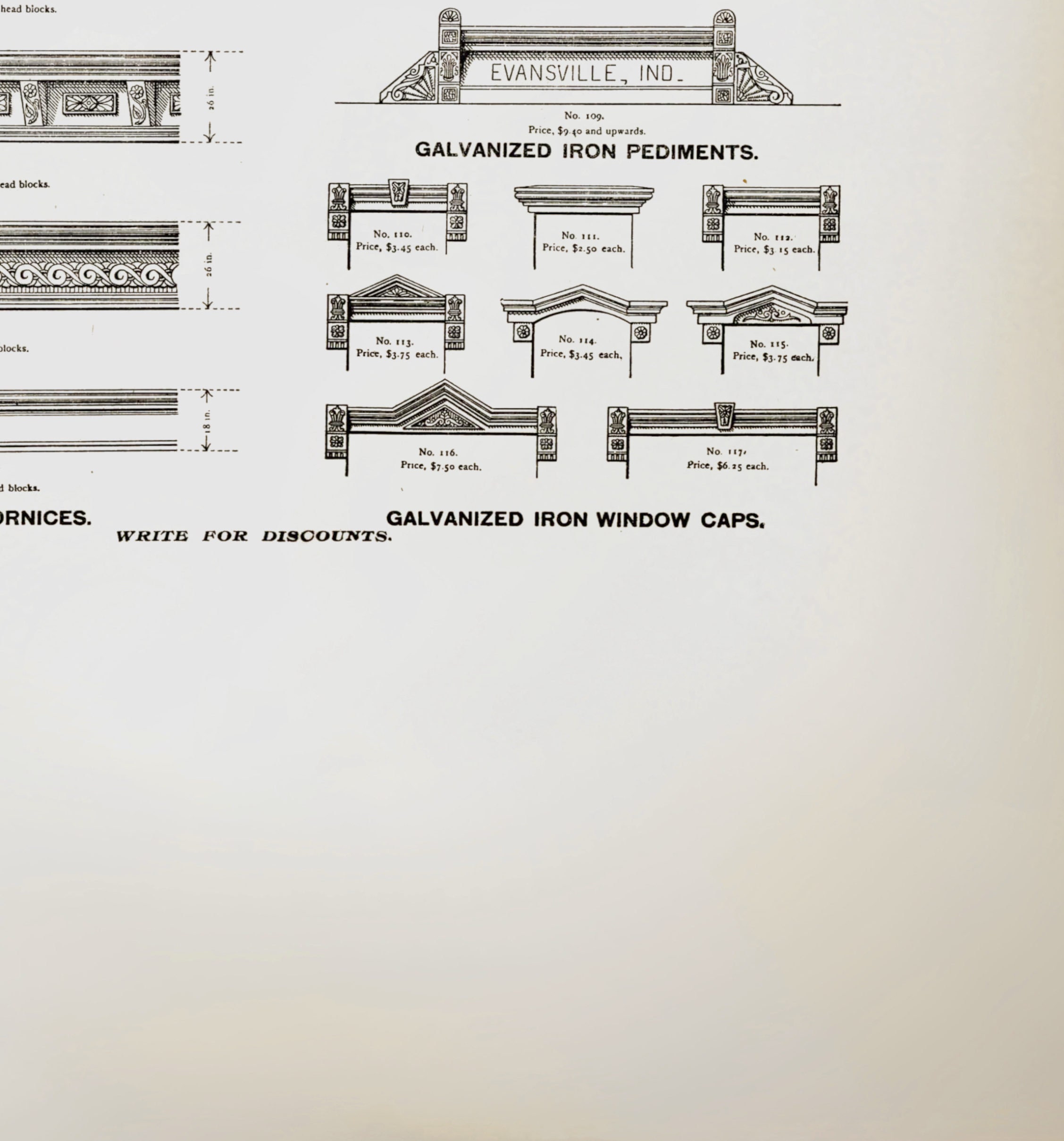 Cornice Chart, Architectural Ornament Poster, INSTANT DOWNLOAD ...