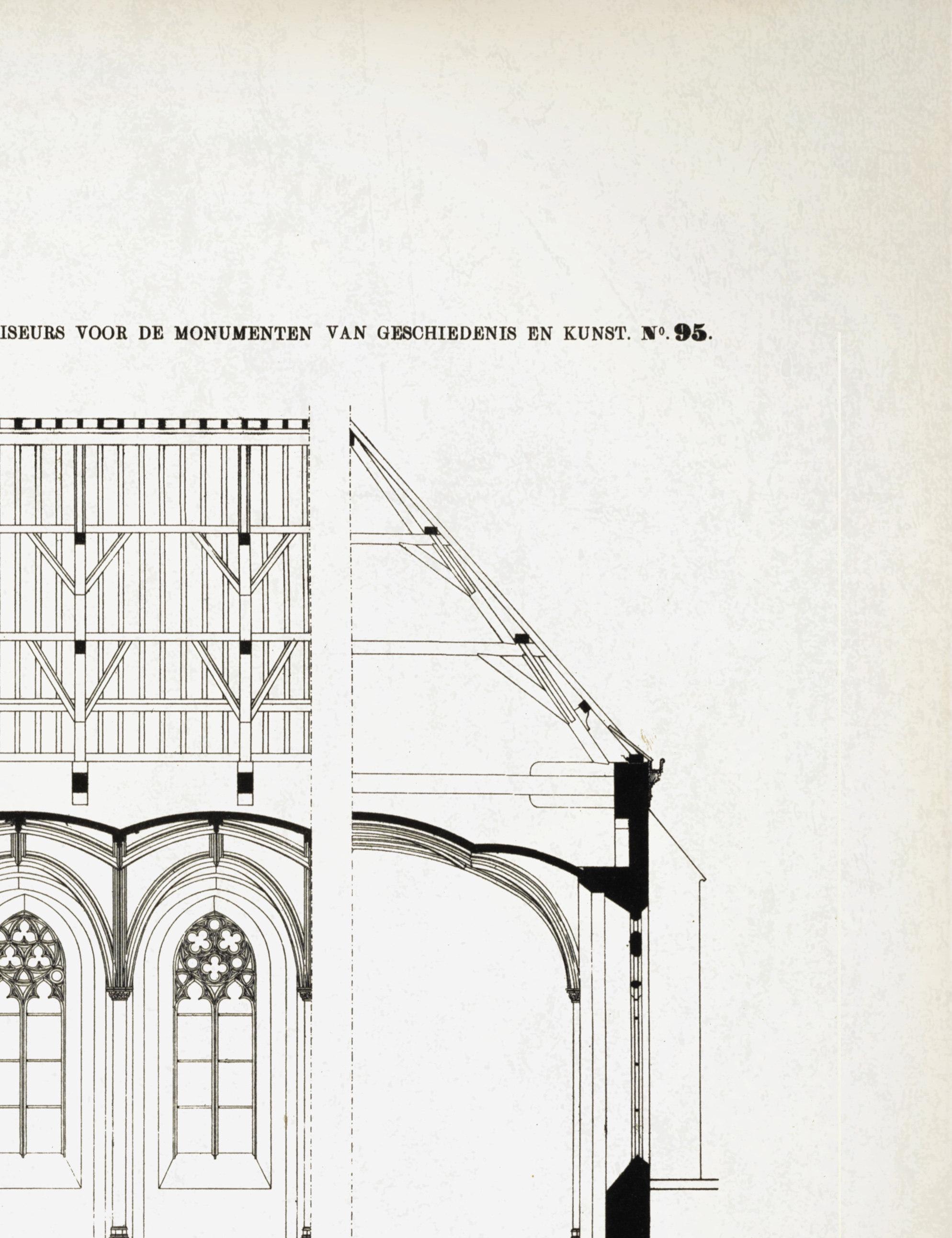 Architectural Blueprint, Dom Church Chapter House & Cloister, INSTANT ...