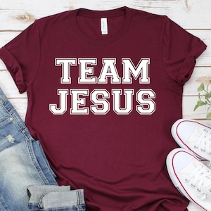 Team Jesus Shirt, Jesus Shirt, Holiday Shirt, Christian Shirt ...