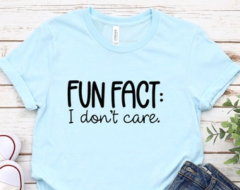 Fun Fact Shirt - Etsy