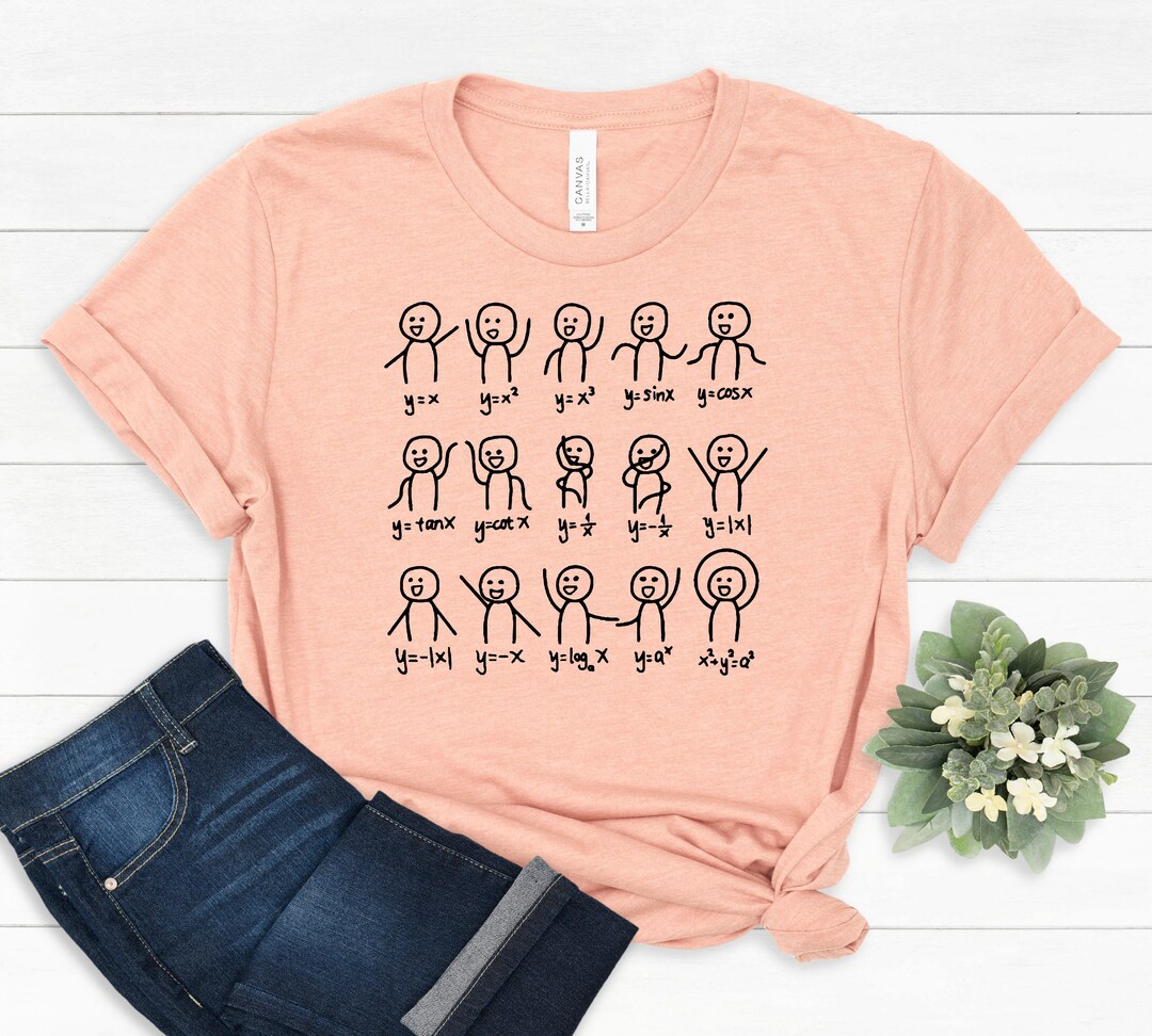 Math Stick Figures Shirt: Funny Nerdy Science Gift - Etsy