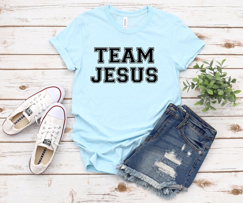 Team Jesus Shirt Jesus Shirt Holiday Shirt Christian Shirt - Etsy