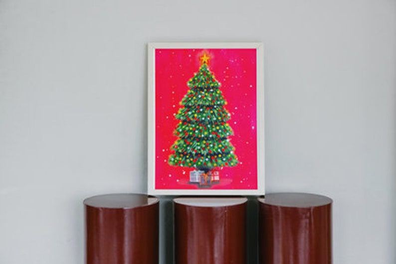 Printable Design Digital Print Christmas Tree Poster Design - Etsy