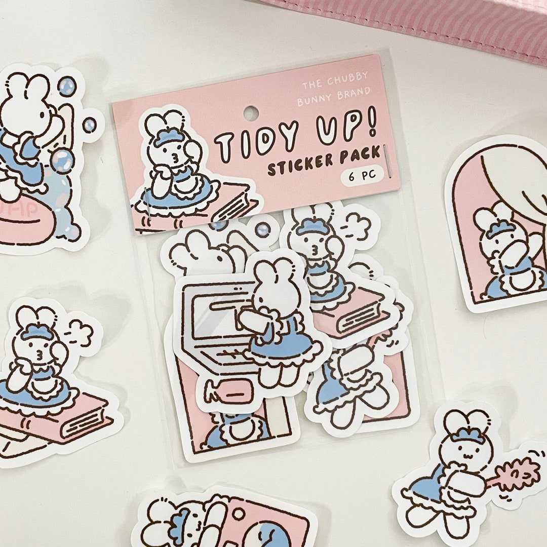 Tidy up Sticker Pack, Healthy Habits, Chore Encouragement, Bullet ...