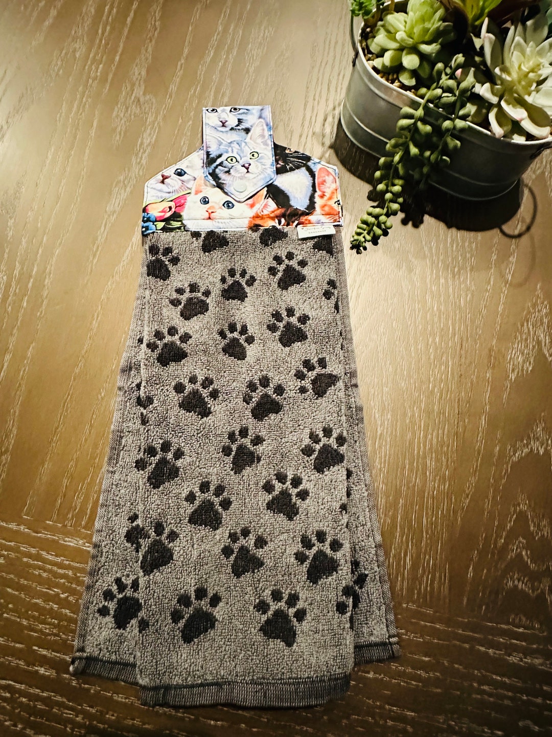 Cats Hanging Towel, Oven Door Towel, Kitchen Decoration, Hand Towel ...