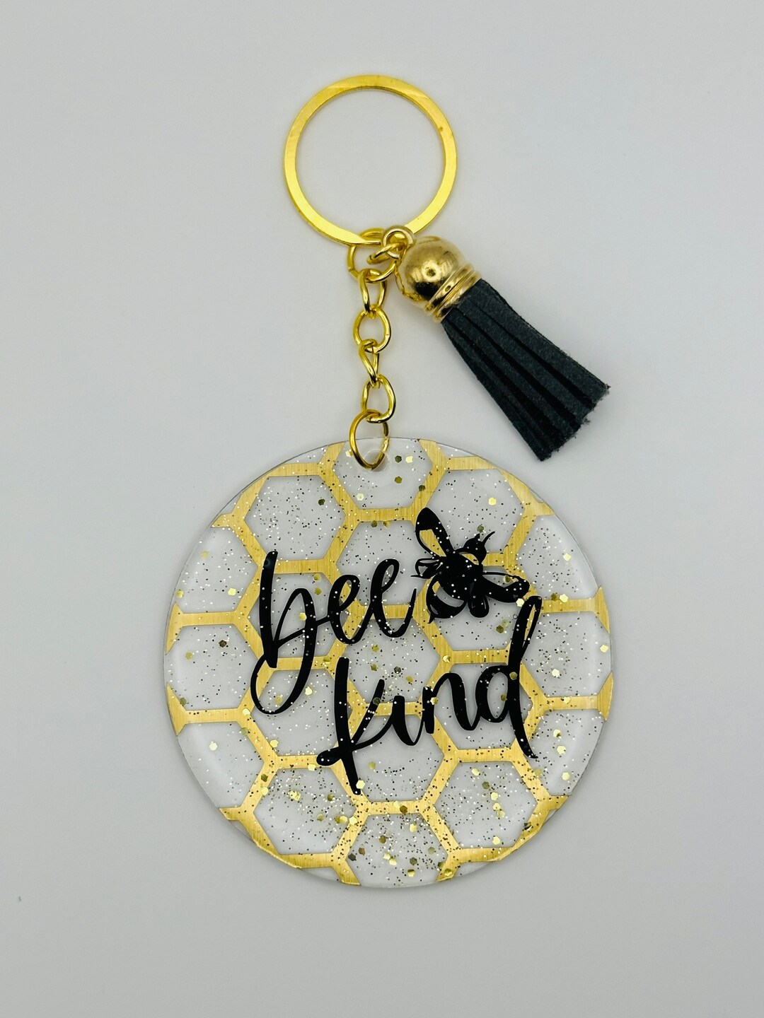 Be Kind, Positive Keychain, Purse Charm, Backpack Charm, Bee Keychain ...