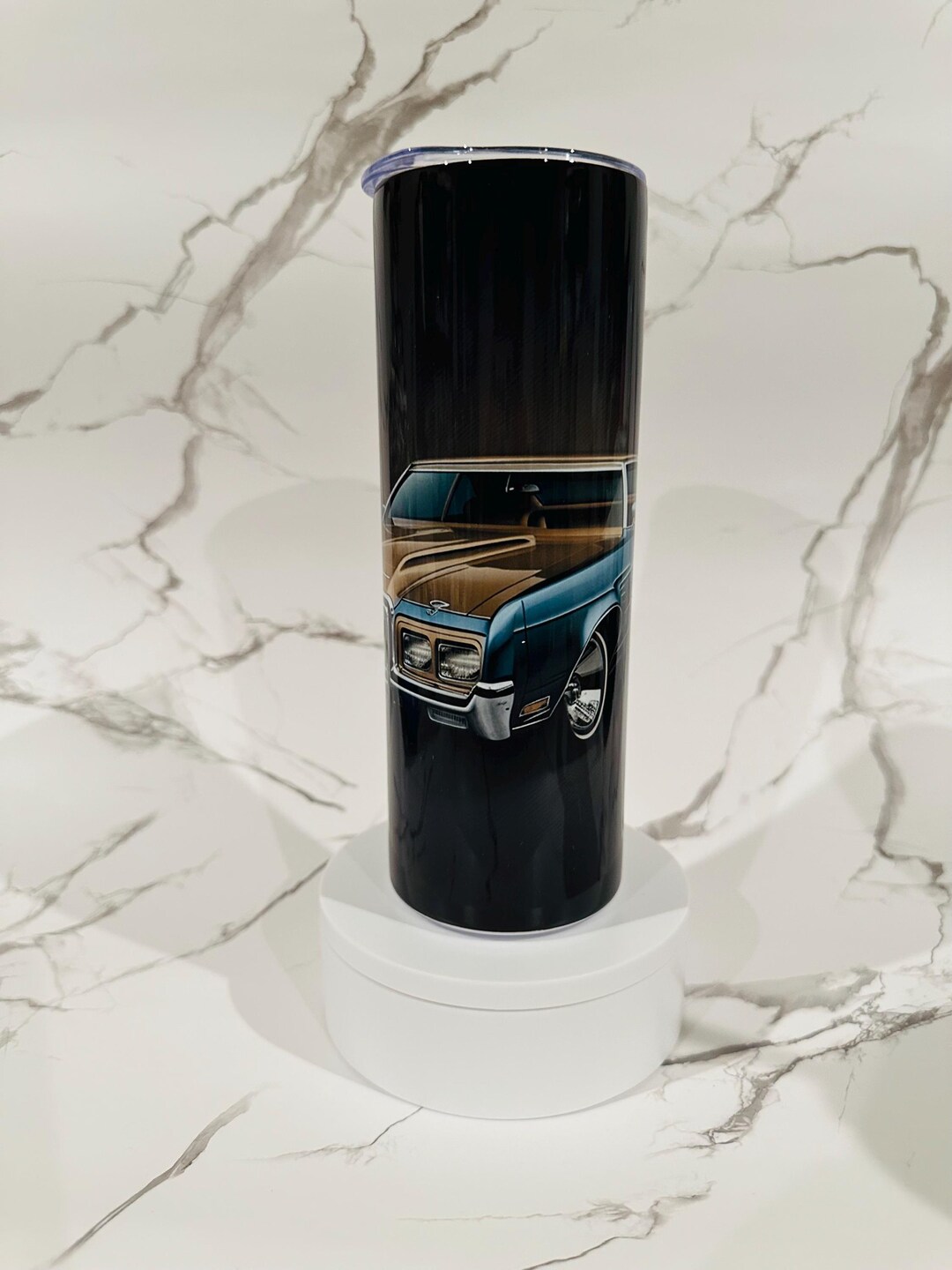 Classic Car Art Sublimated 20 Oz Skinny Tumbler Straight - Etsy