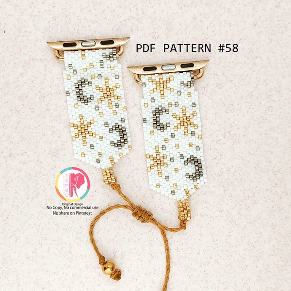 Beaded Watch Band - Etsy