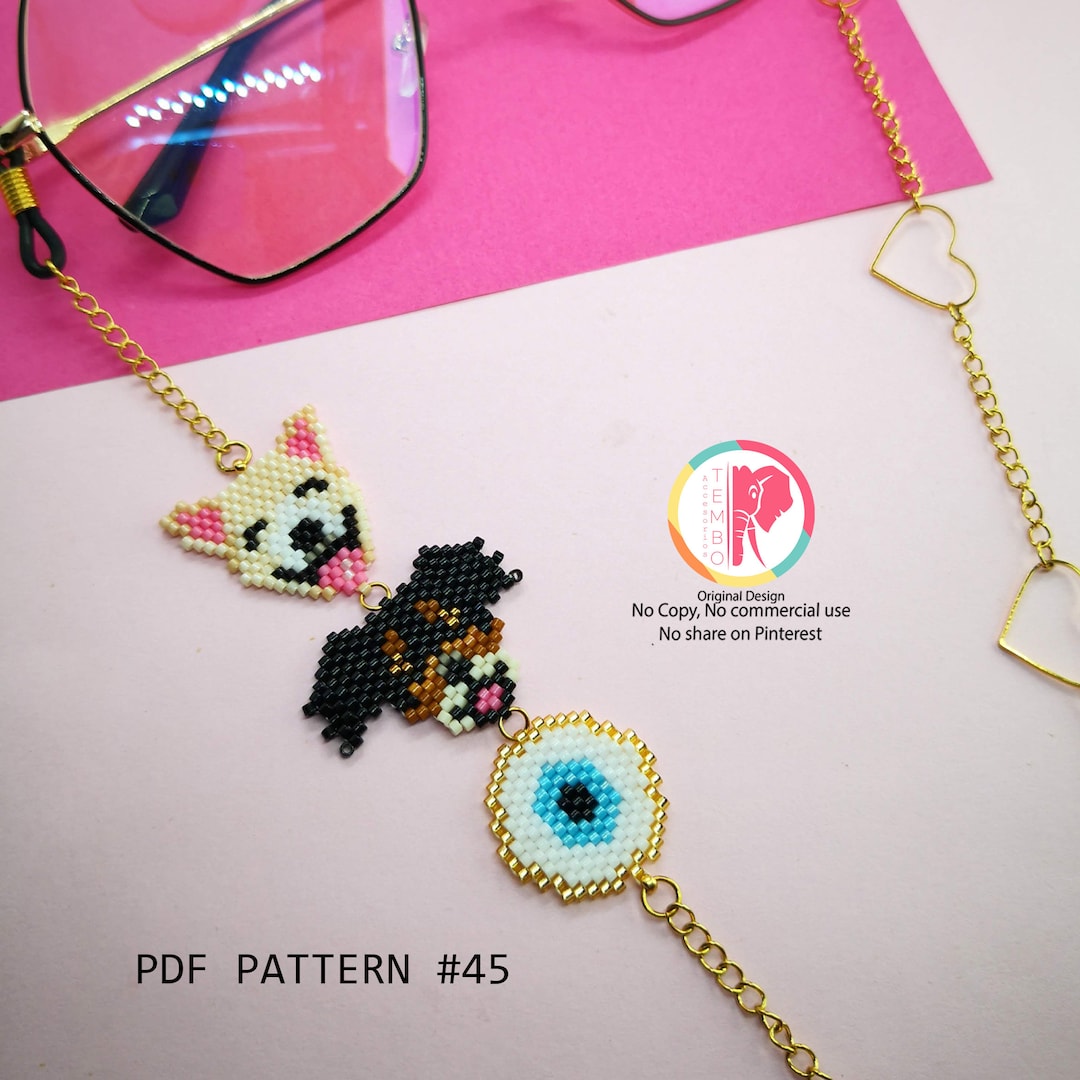 PDF Pattern Dog Bracelet, Best Friends Bracelet, Love Dogs Patterns ...